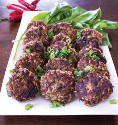 Meat and Rice Rissoles – Introduction to Real Foods | Changing Habits
